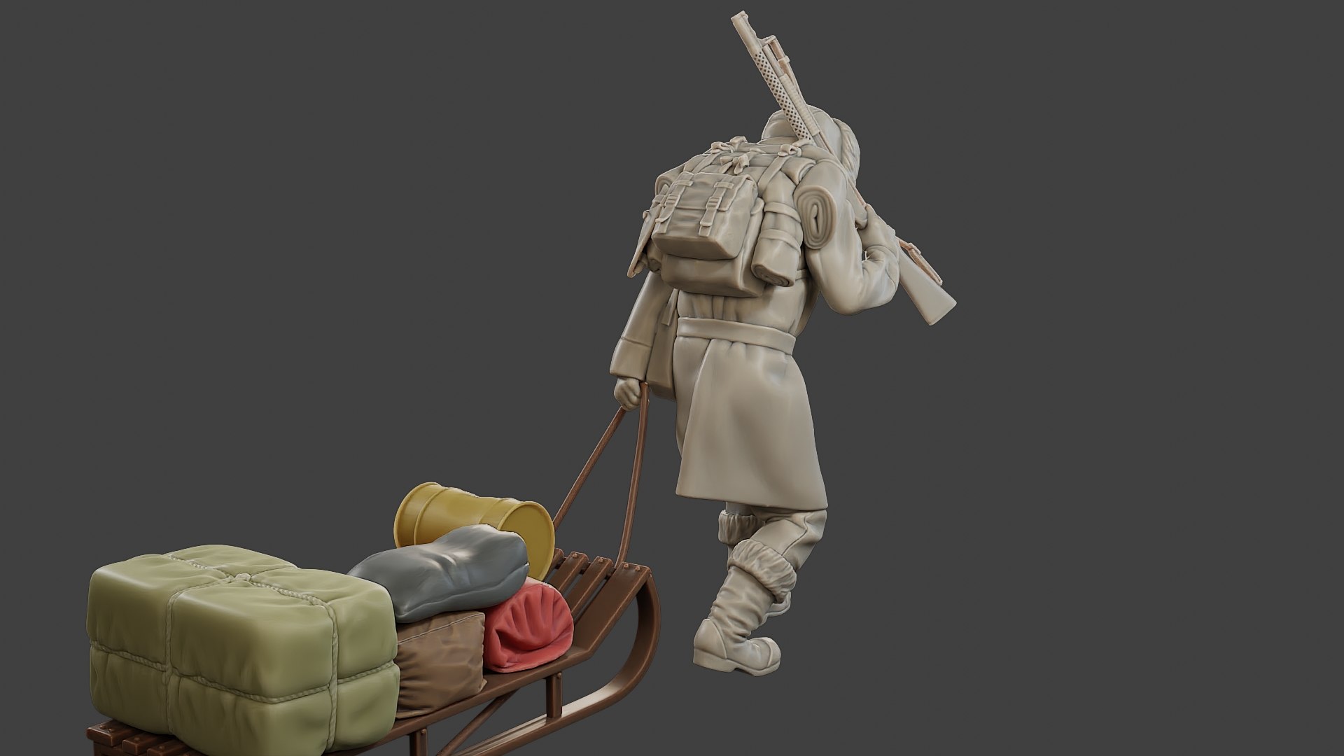 Post-Apocalyptic Male PAM1 001 3D - TurboSquid 2141963