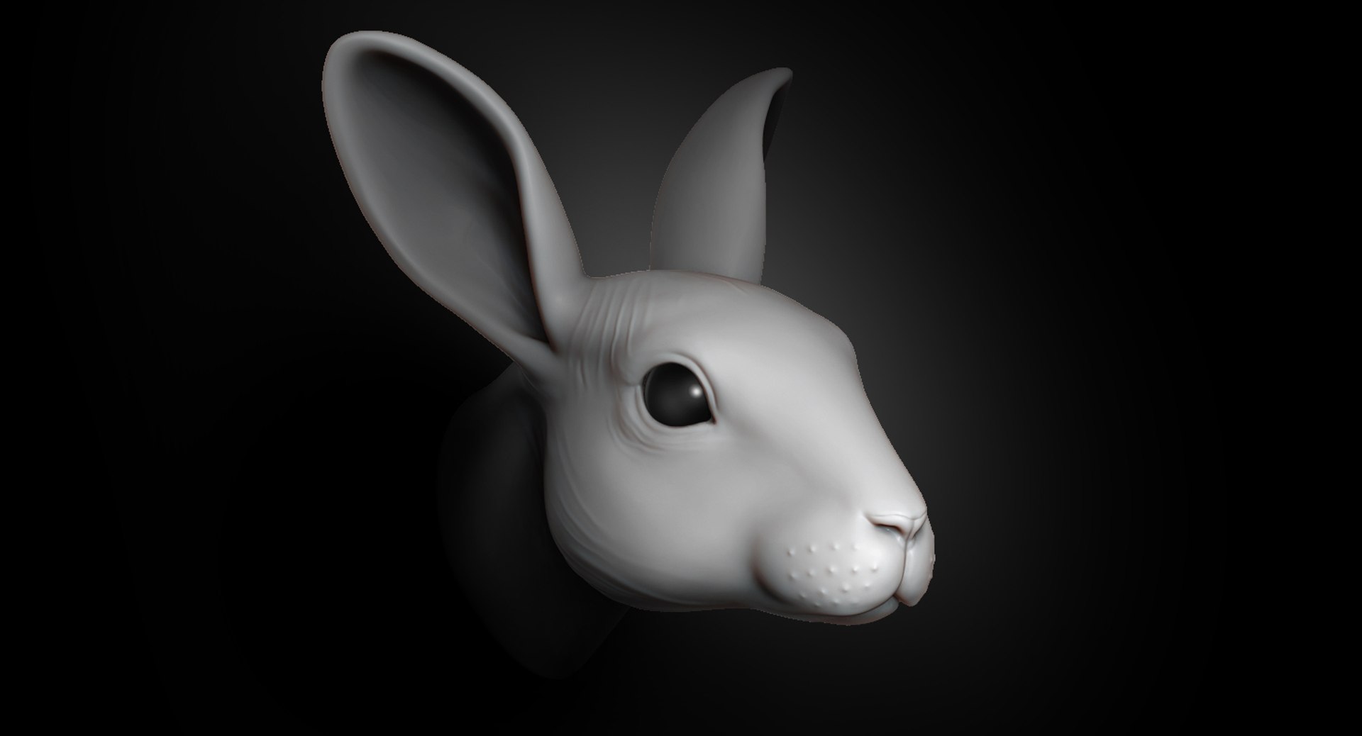 3D Rabbit Head 2019 - TurboSquid 1428119