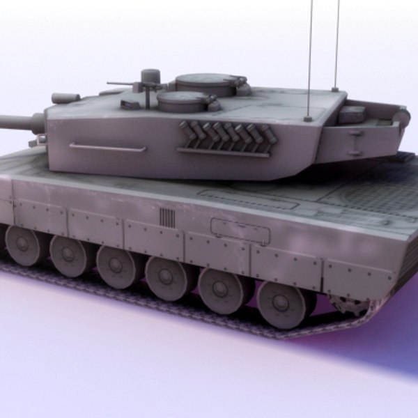 leopard2a4 lods leopard tank 3d model