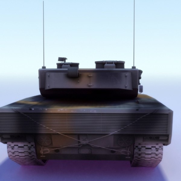 leopard2a4 lods leopard tank 3d model