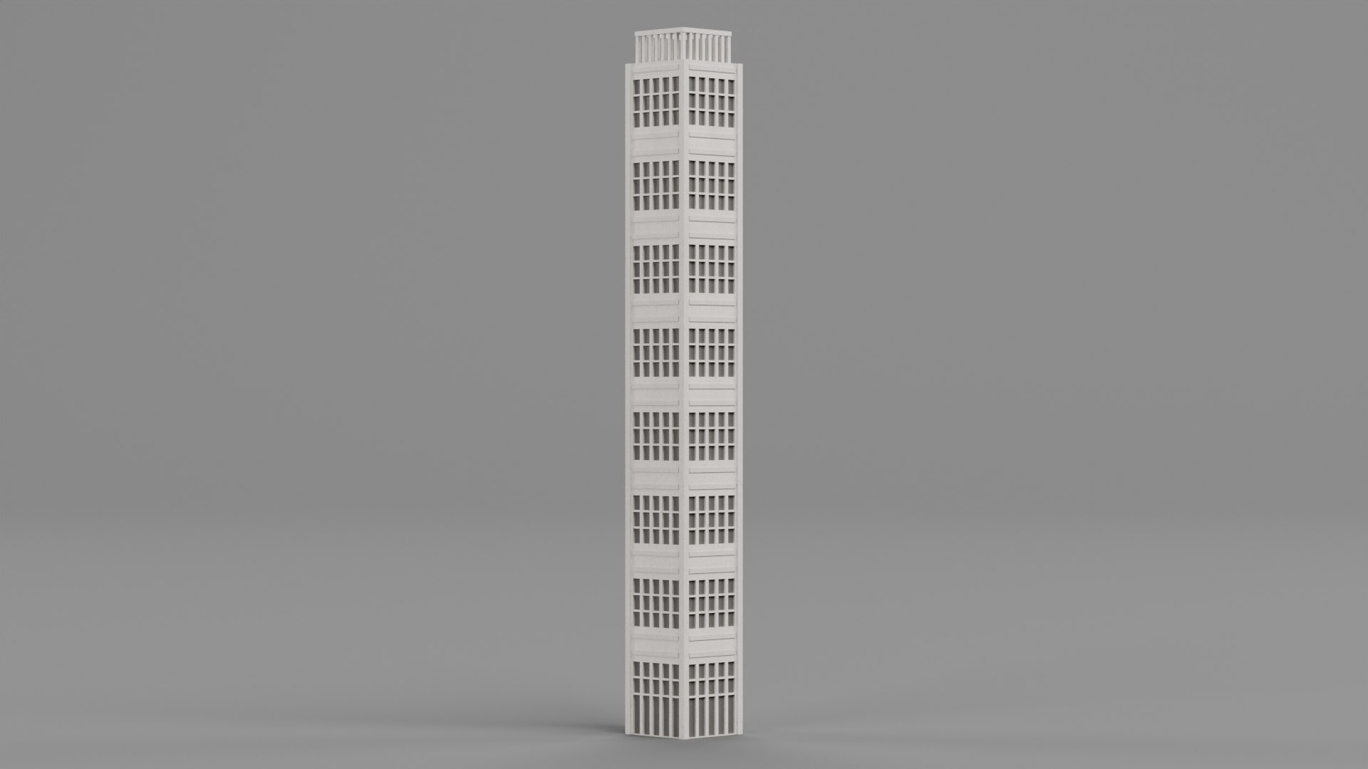 3D Paper Skyscraper - TurboSquid 2184350