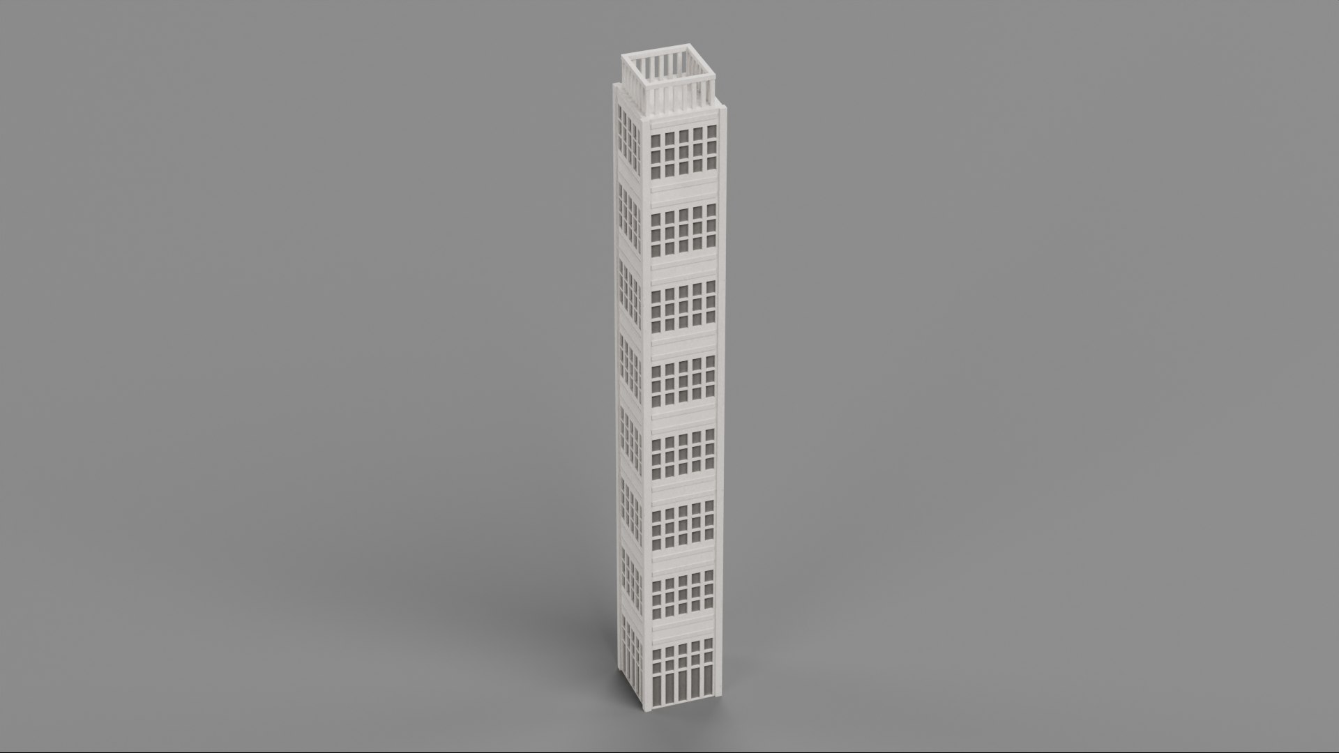 3D Paper Skyscraper - TurboSquid 2184350