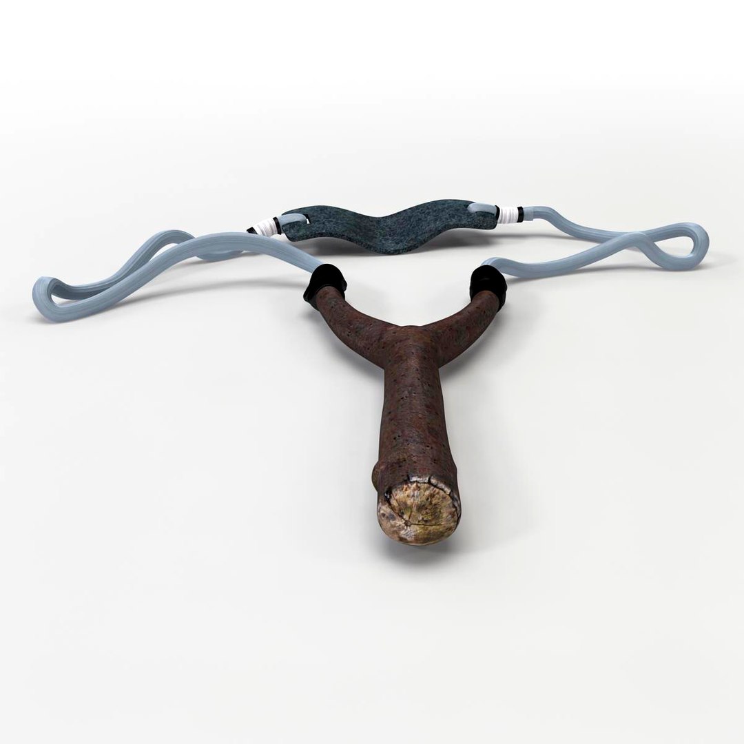 3d slingshot modelled