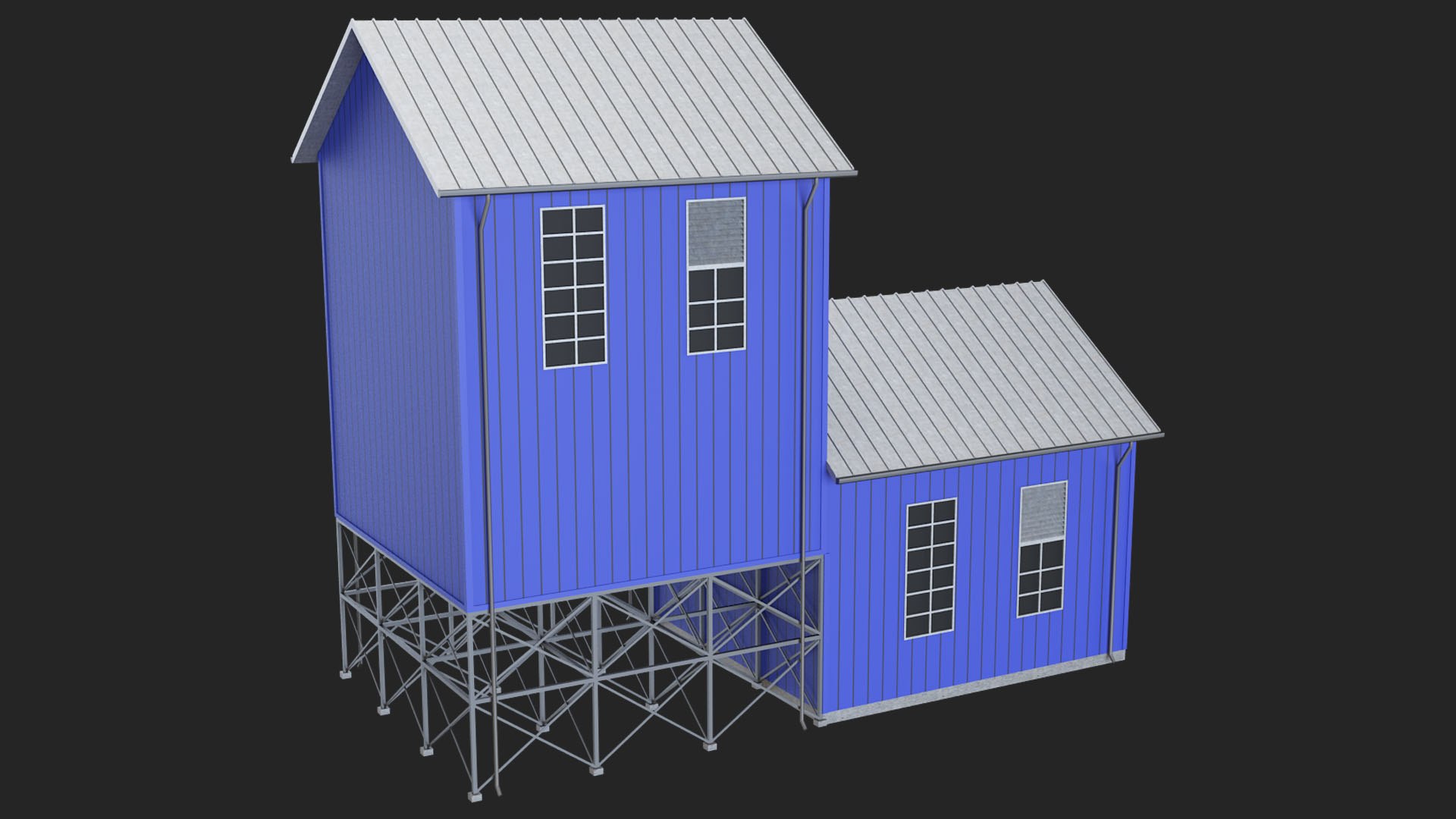 3D industrial building 21 - TurboSquid 1540351