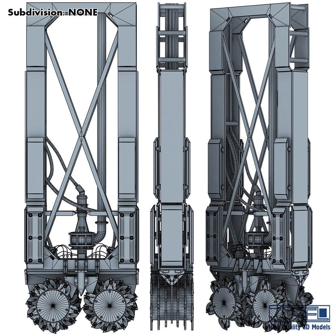 Drilling Rig 3d Model