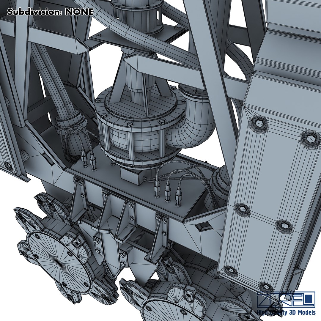 Drilling Rig 3d Model
