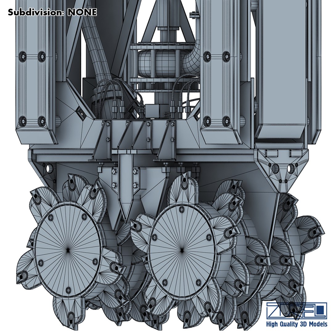 Drilling Rig 3d Model