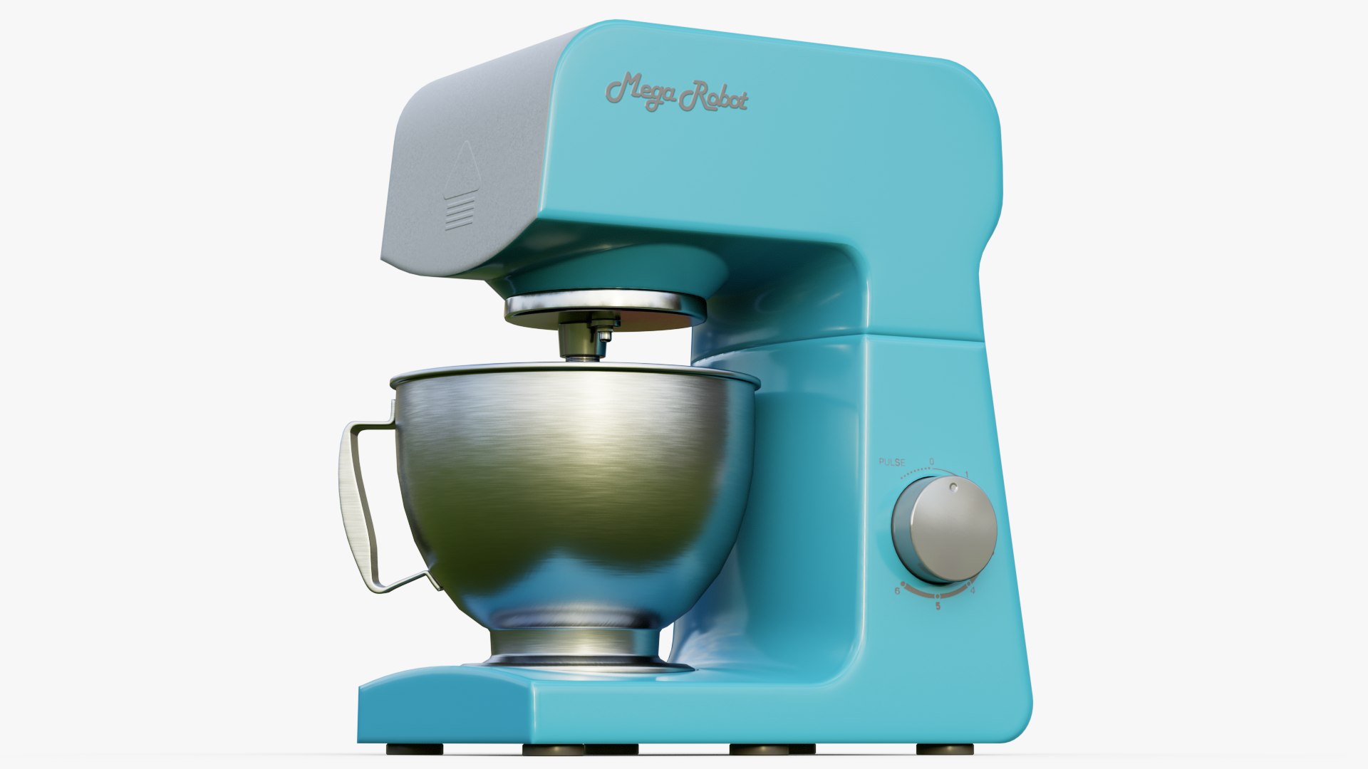 3D Electric Kitchen Mixer PBR Game Ready Model - TurboSquid 2129122