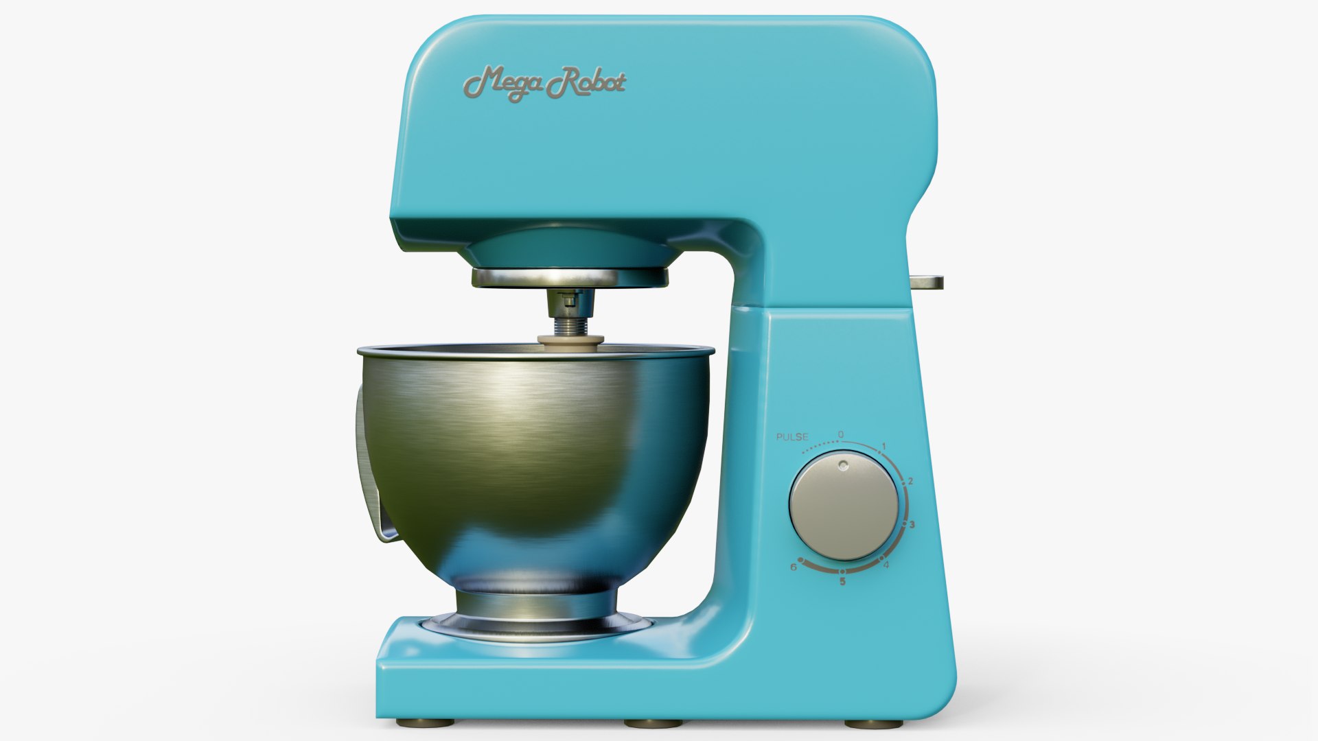 3D Electric Kitchen Mixer PBR Game Ready Model - TurboSquid 2129122