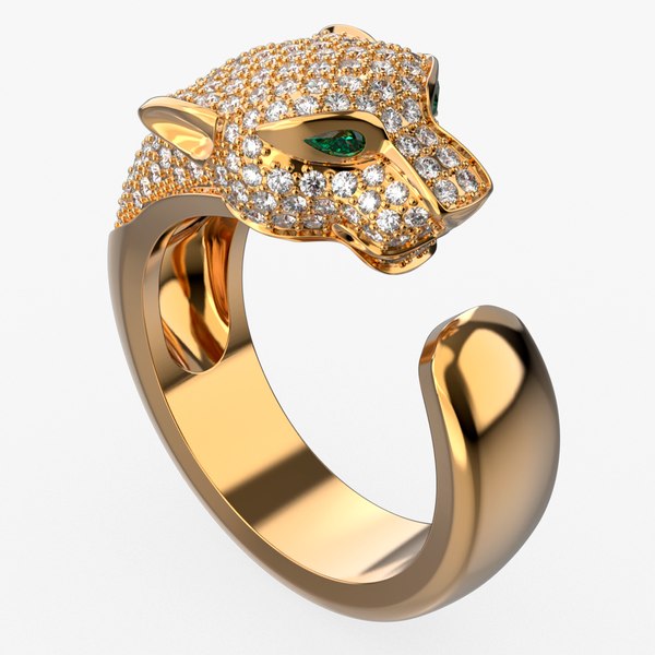 팬더 보석 반지 R23 3D 인쇄 모델 3D 모델 - TurboSquid 1860373