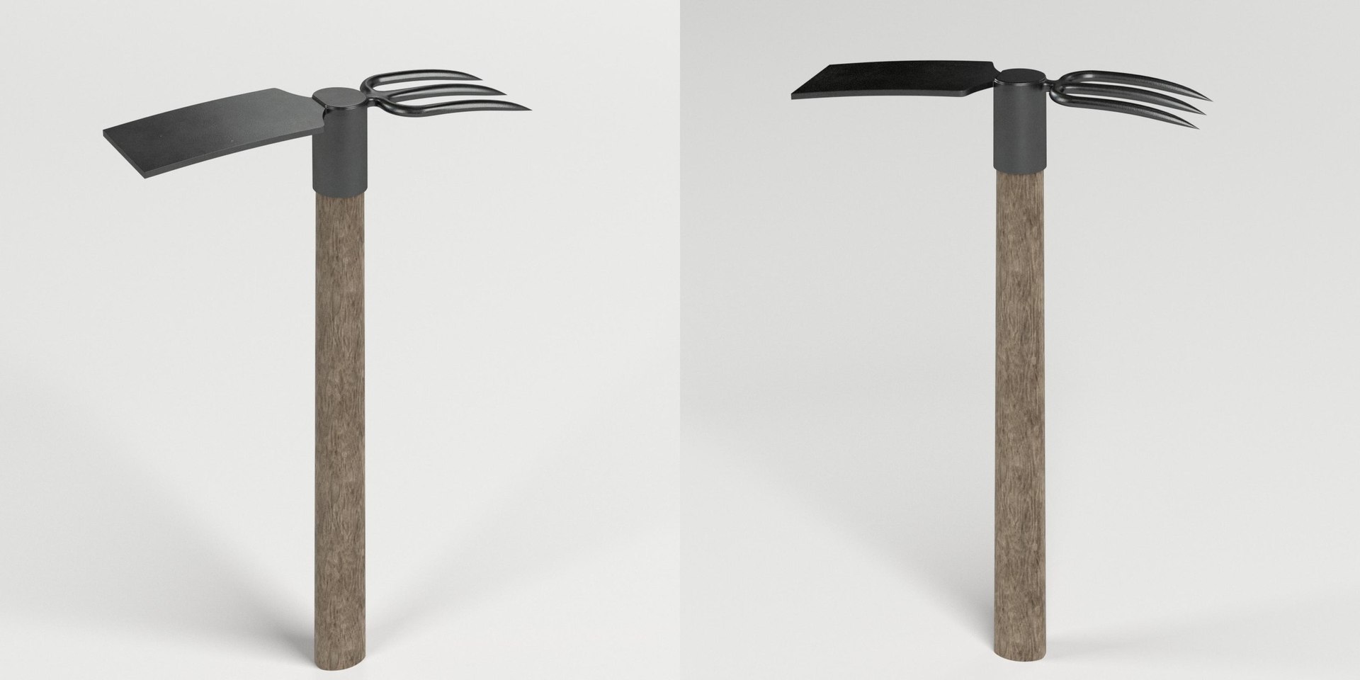 3D Fork Mattock Axe - TurboSquid 1406842