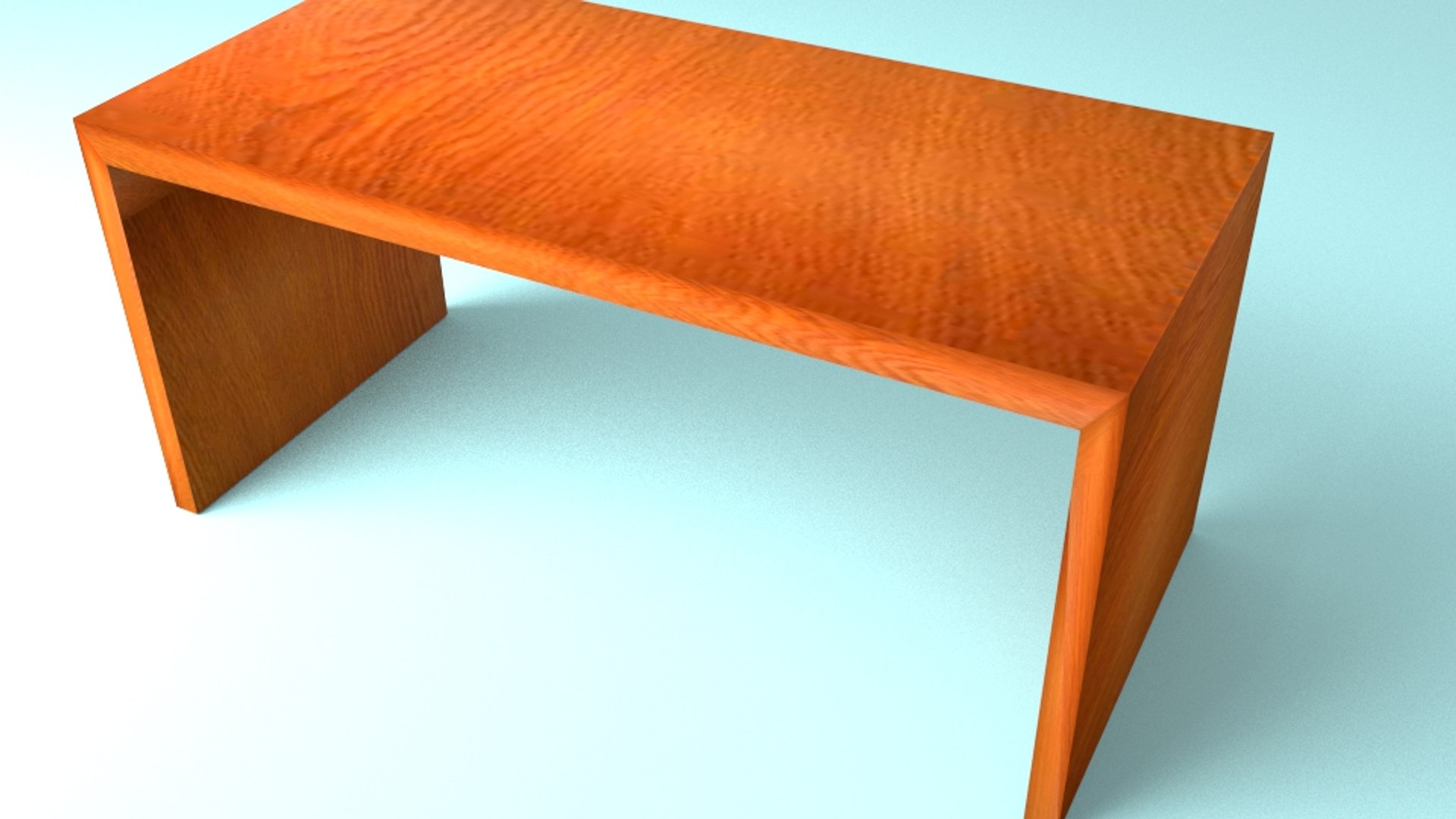 Obj Simple Wood Table