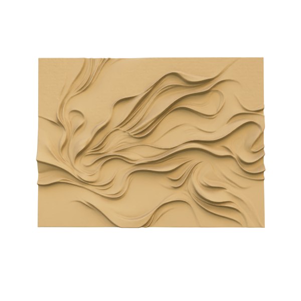 modelo 3d Conjunto de decoración de pared con paneles modernos Mural de ...