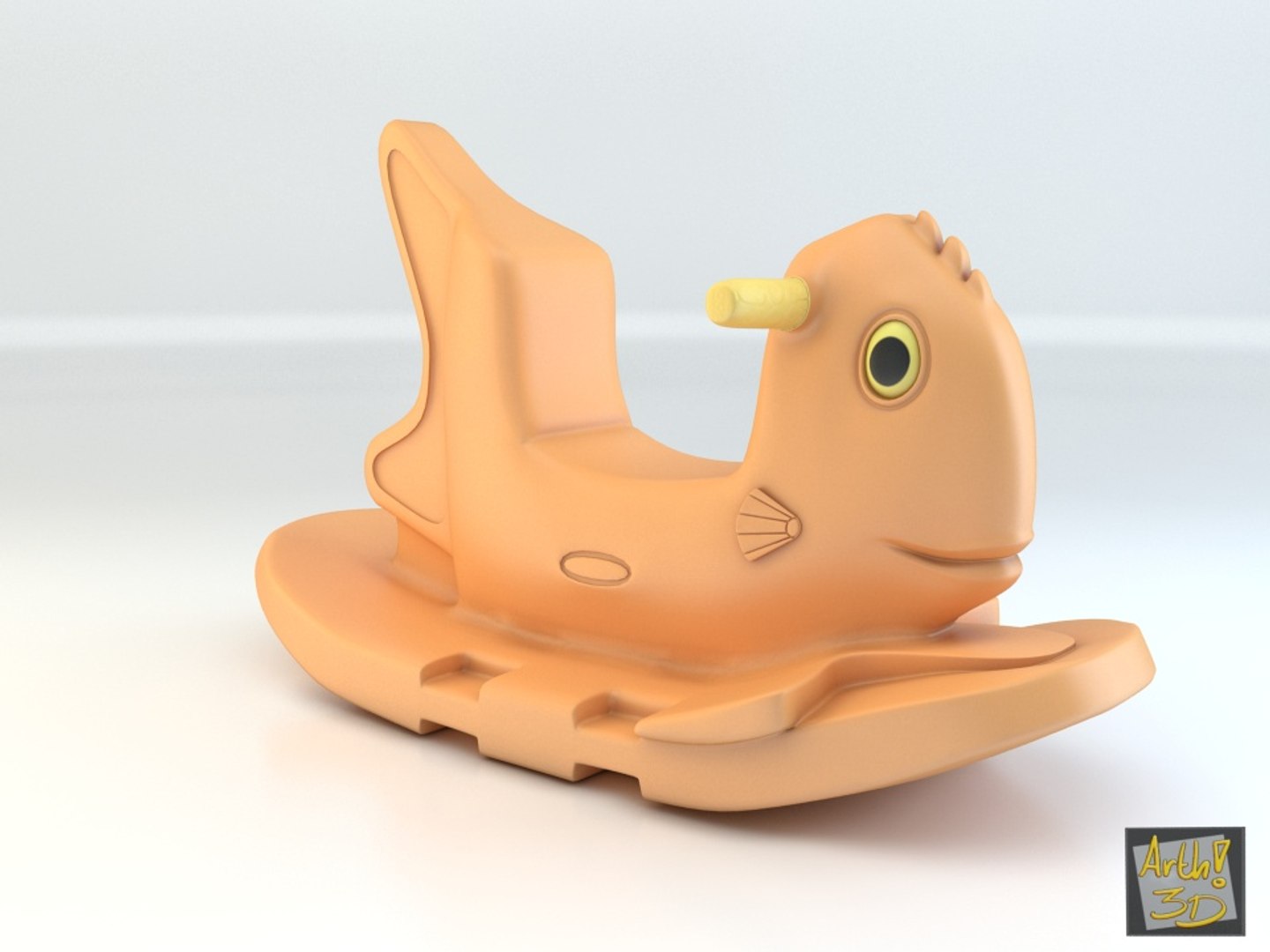 3d plastic seesaw fish 02