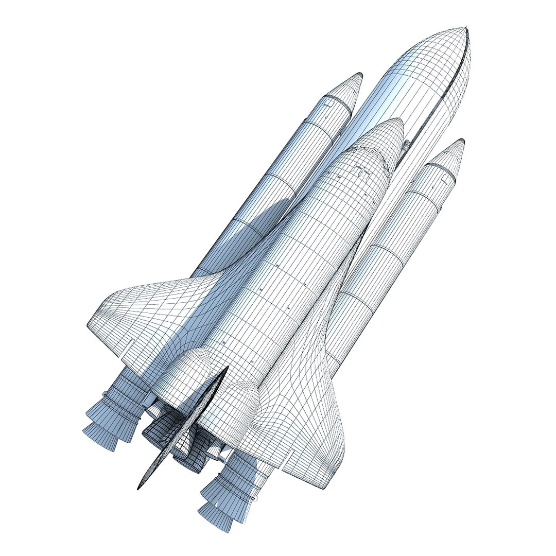 3d Model Discovery Space Shuttle