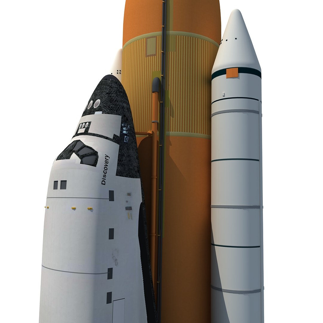 3d Model Discovery Space Shuttle