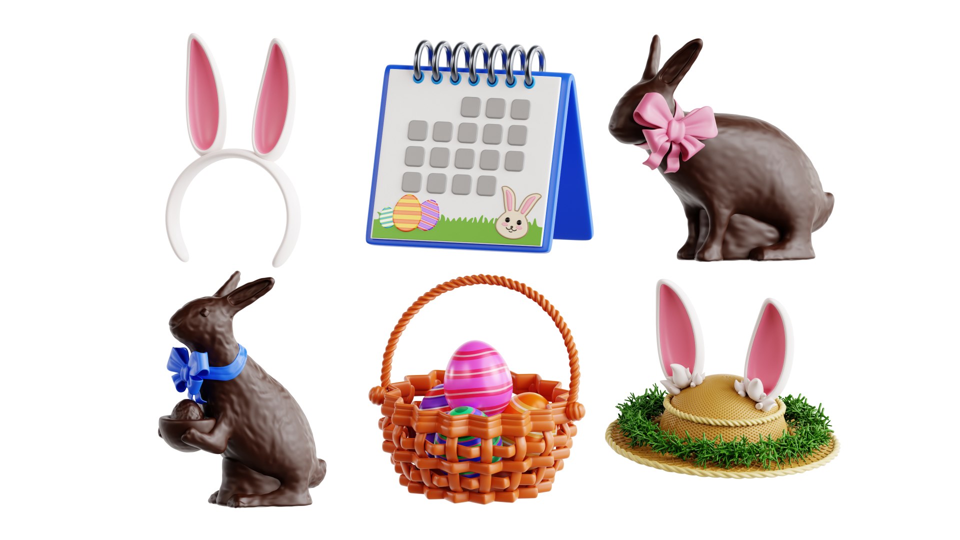 3D Easter 3D Collection Model - TurboSquid 2384586