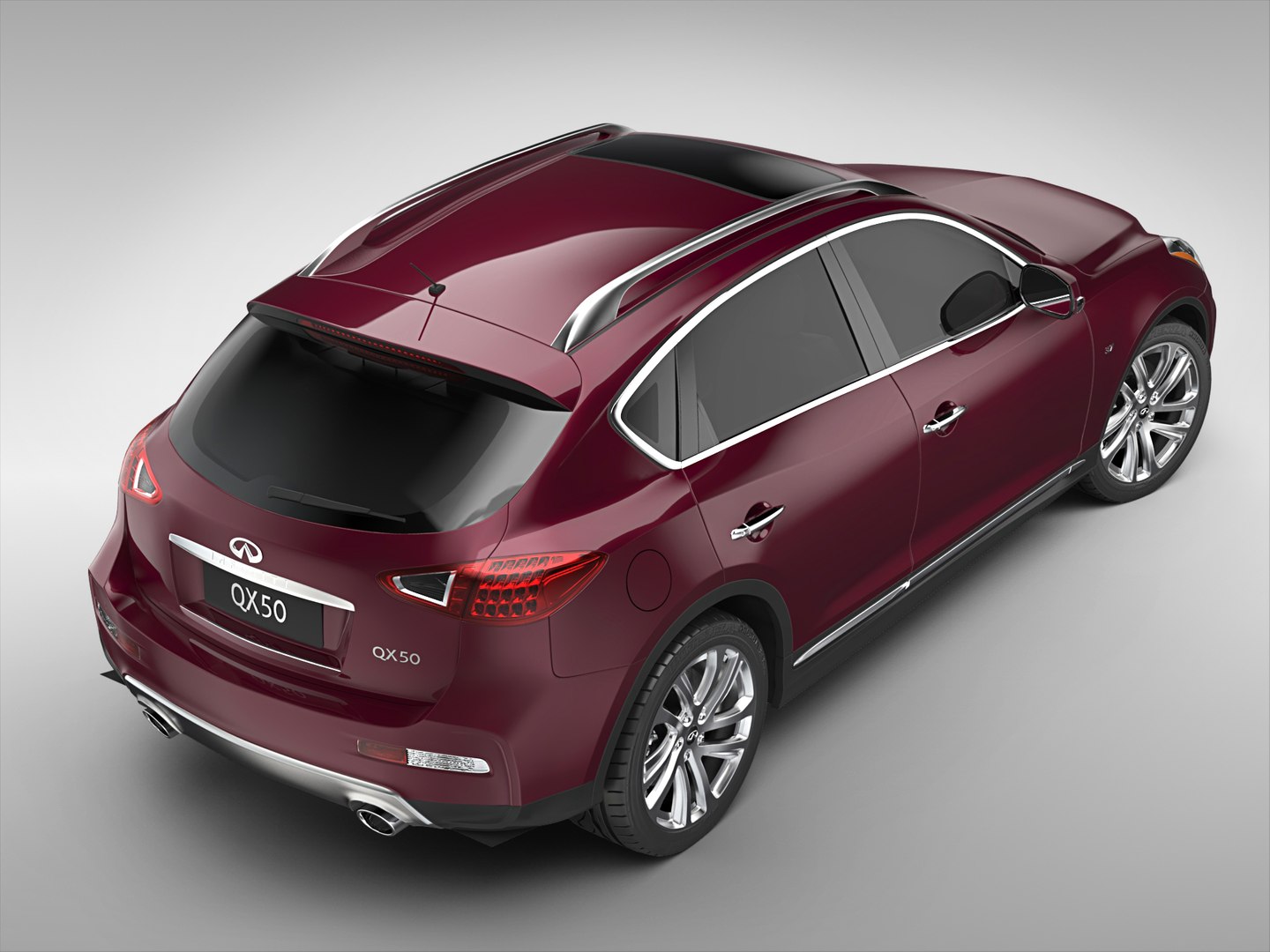 3d infiniti car model
