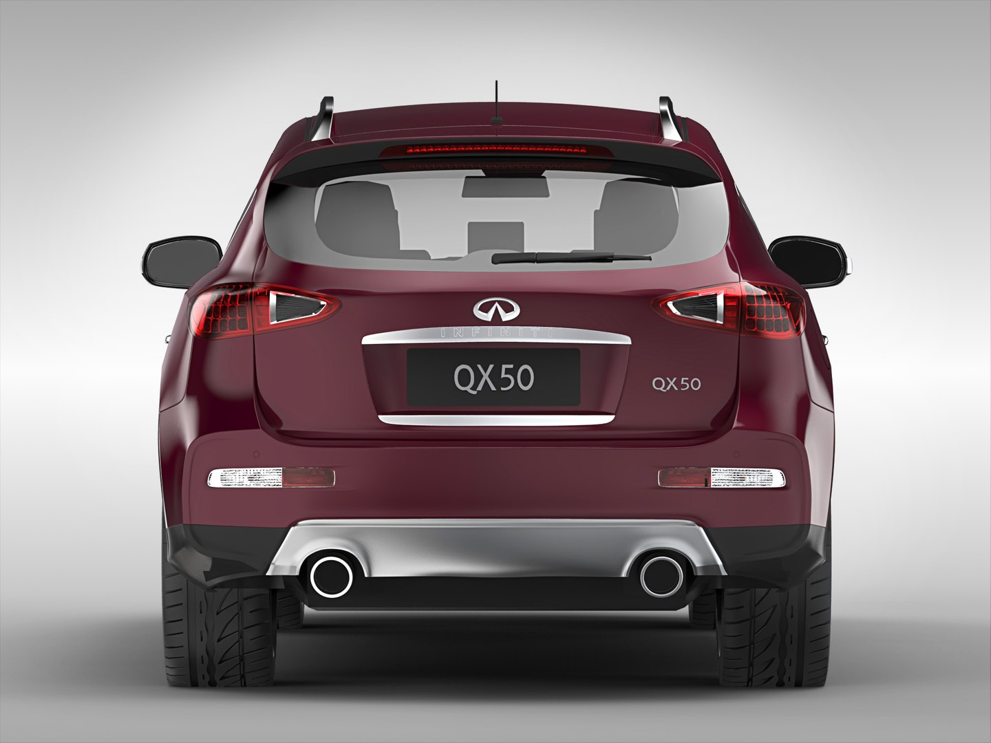 3d infiniti car model