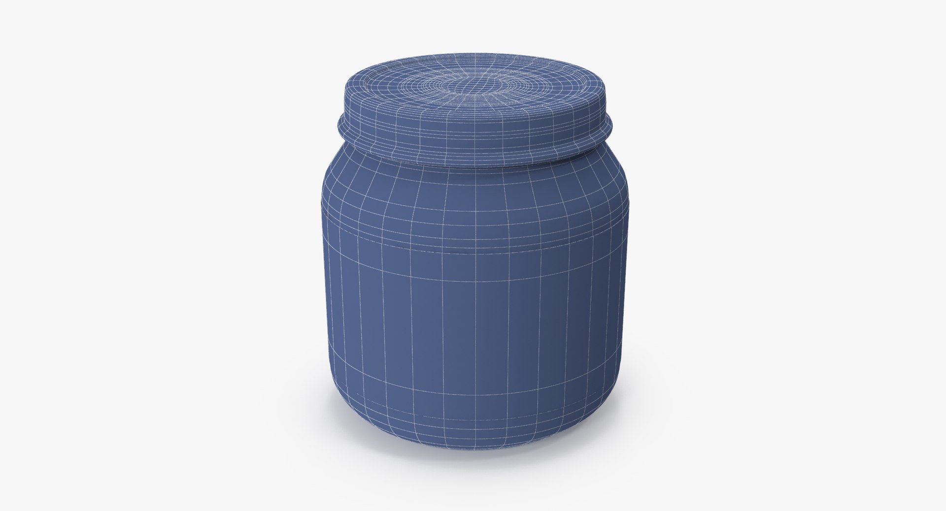 Baby Food Jar 03 3d Model