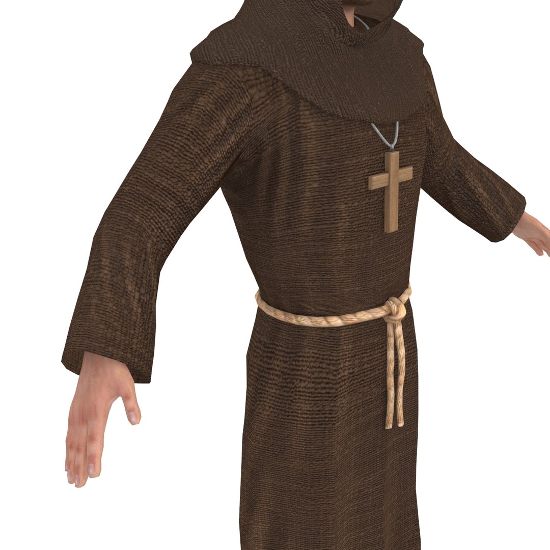 3D Priest Male Man - TurboSquid 1279139