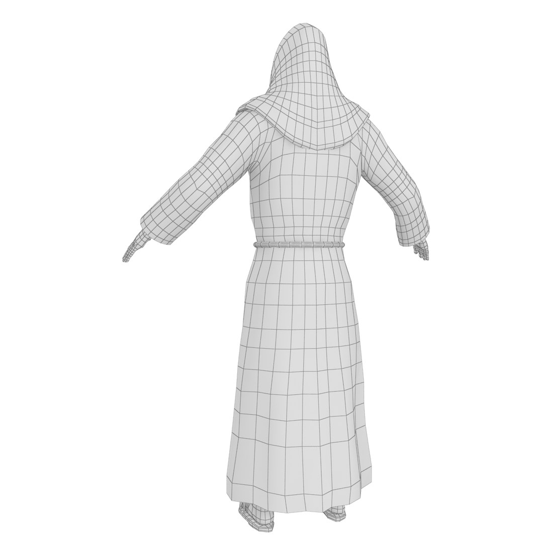 3D Priest Male Man - TurboSquid 1279139