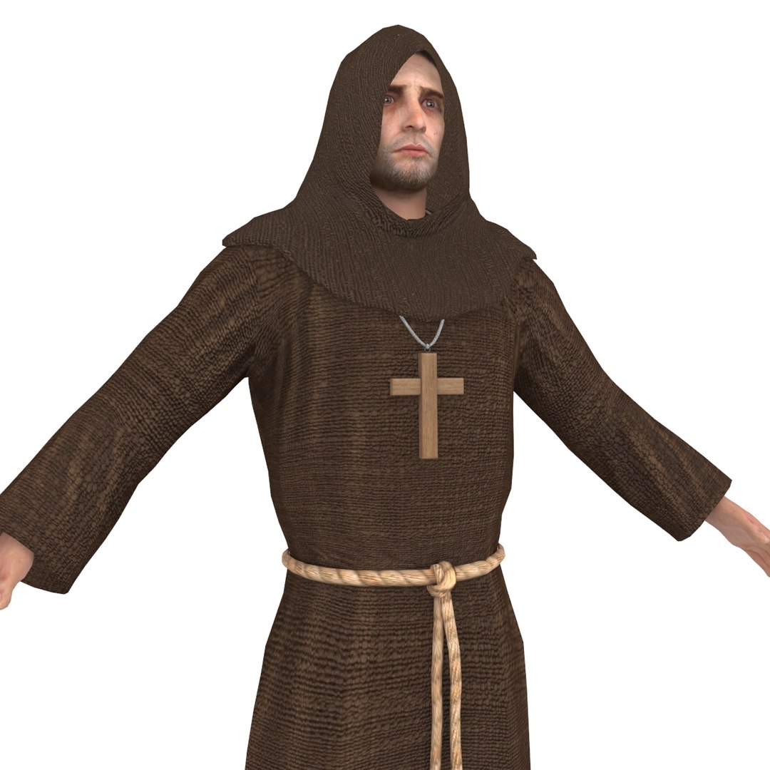 3D Priest Male Man - TurboSquid 1279139