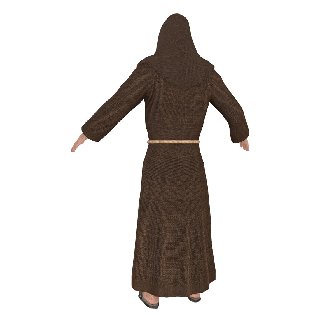 3D Priest Male Man - TurboSquid 1279139