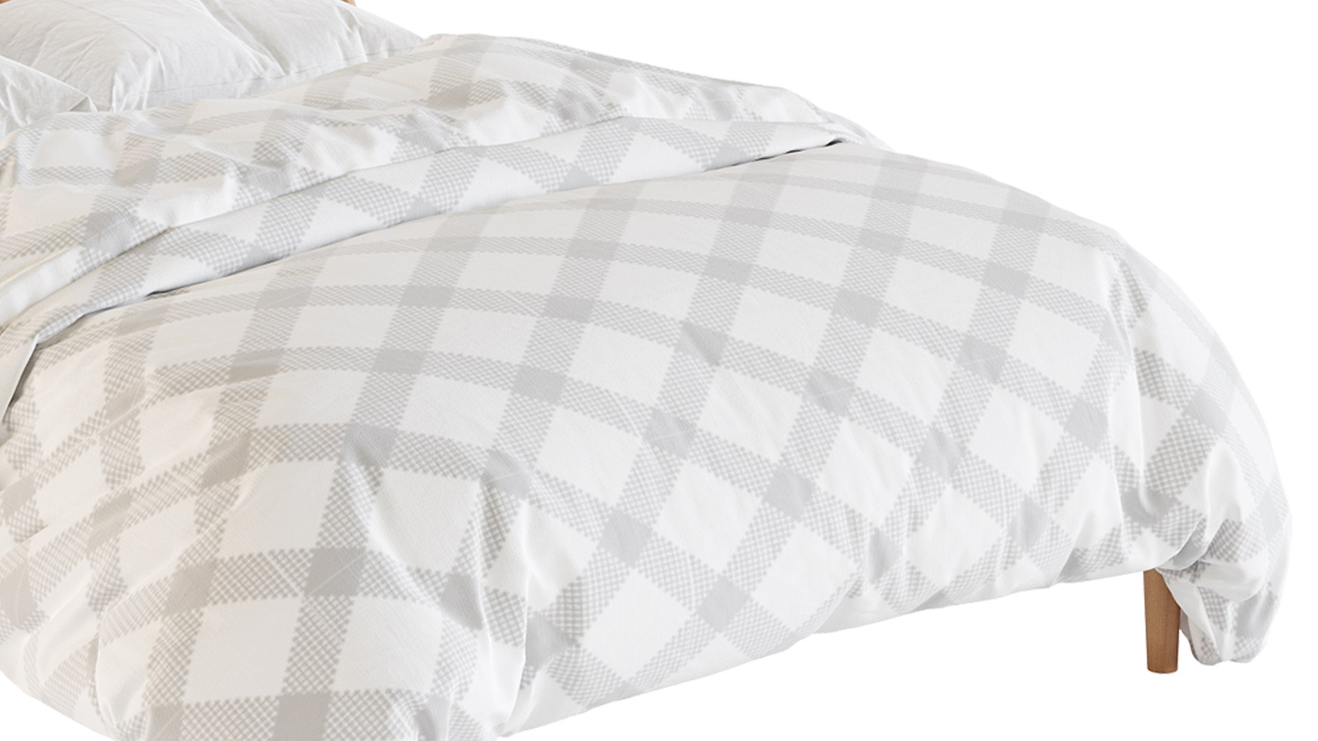 3D Bodie Oak Wood Spindle Kids Queen Bed - TurboSquid 2182238