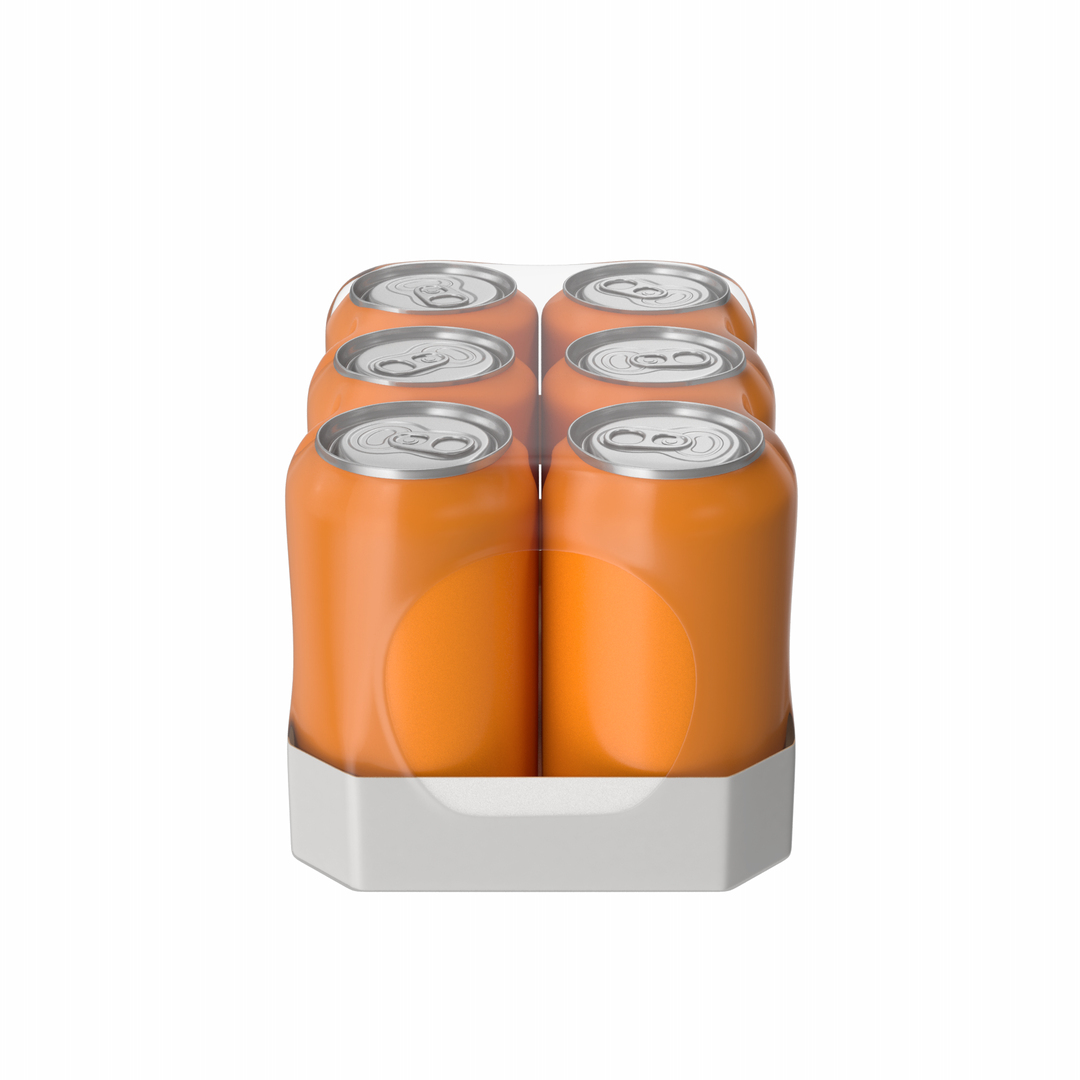 3D Orange Soda Can Pack Model - TurboSquid 2018916