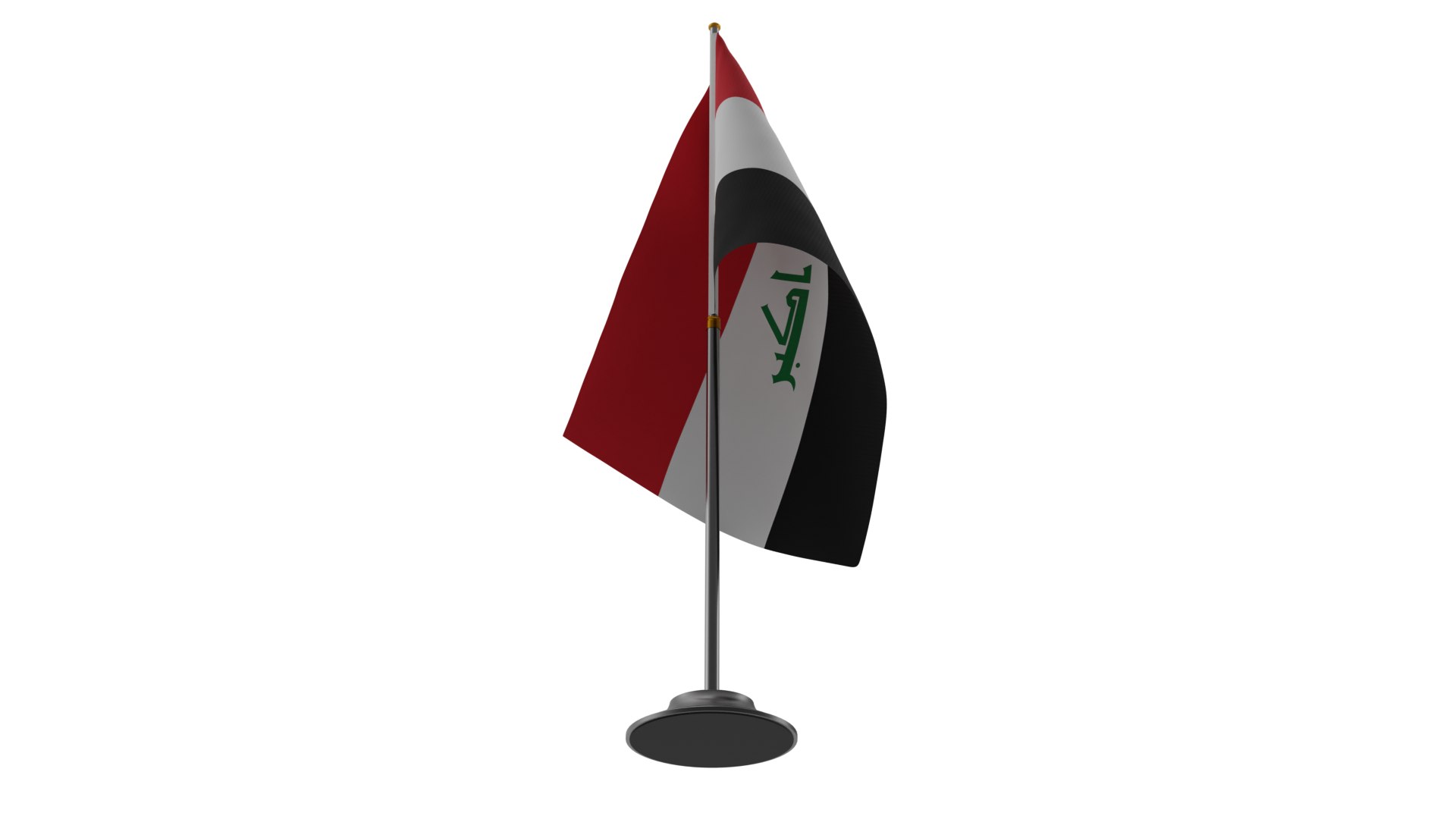 3D Table Flag Iraq - TurboSquid 2212558