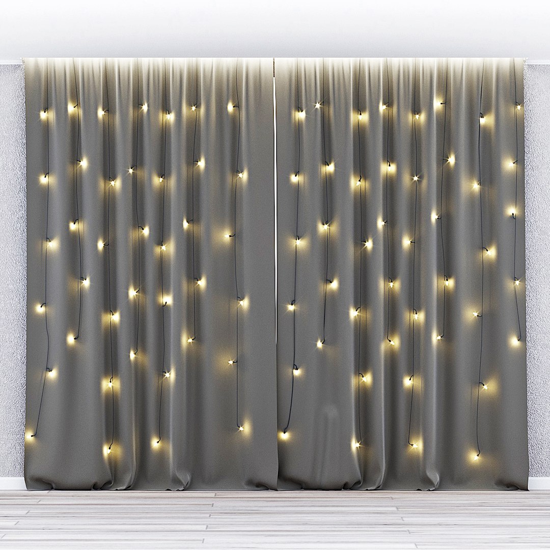 3D backlit curtains - TurboSquid 1659791