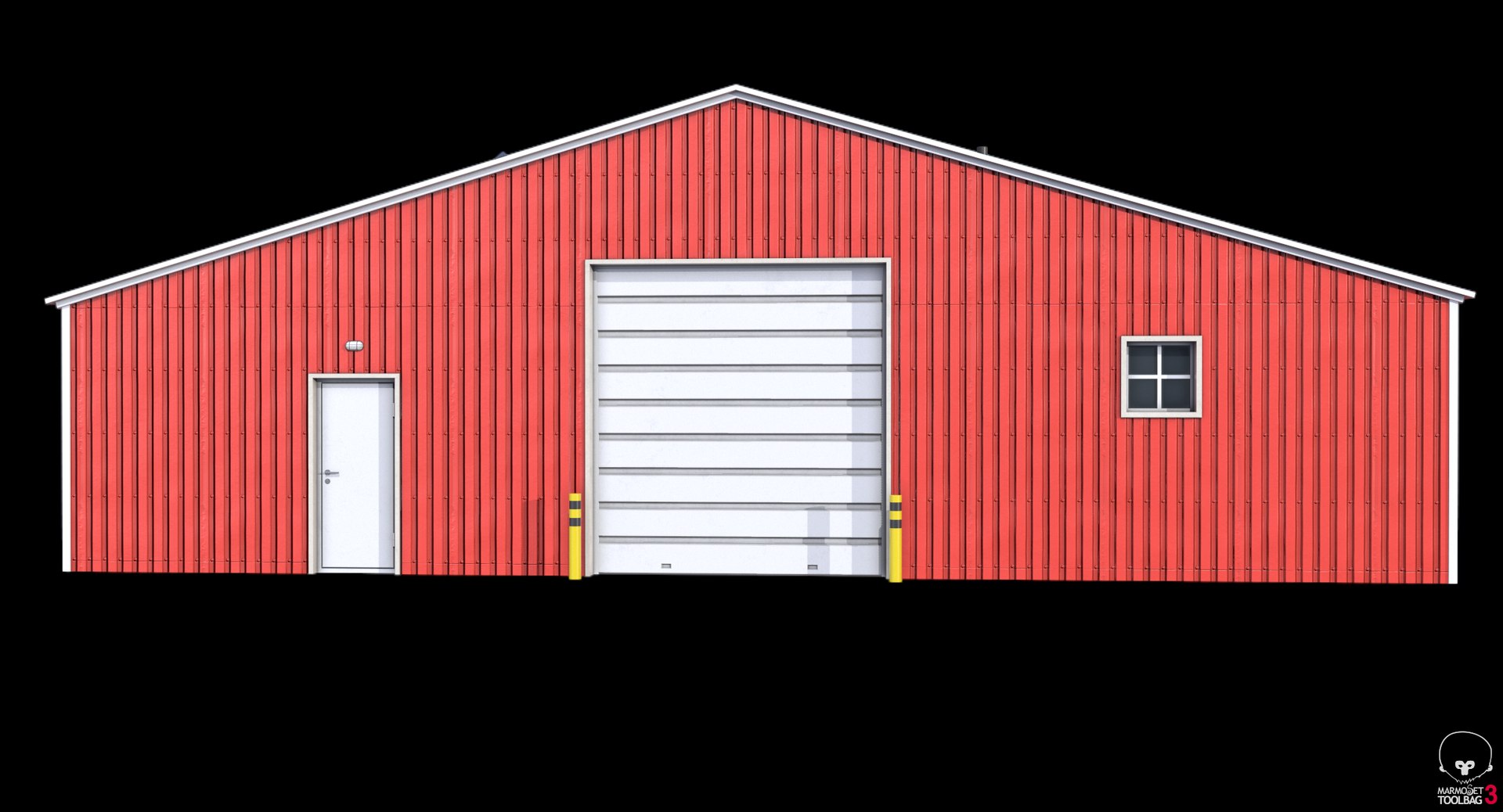 Red Farm Building 22 3D Model - TurboSquid 2470160