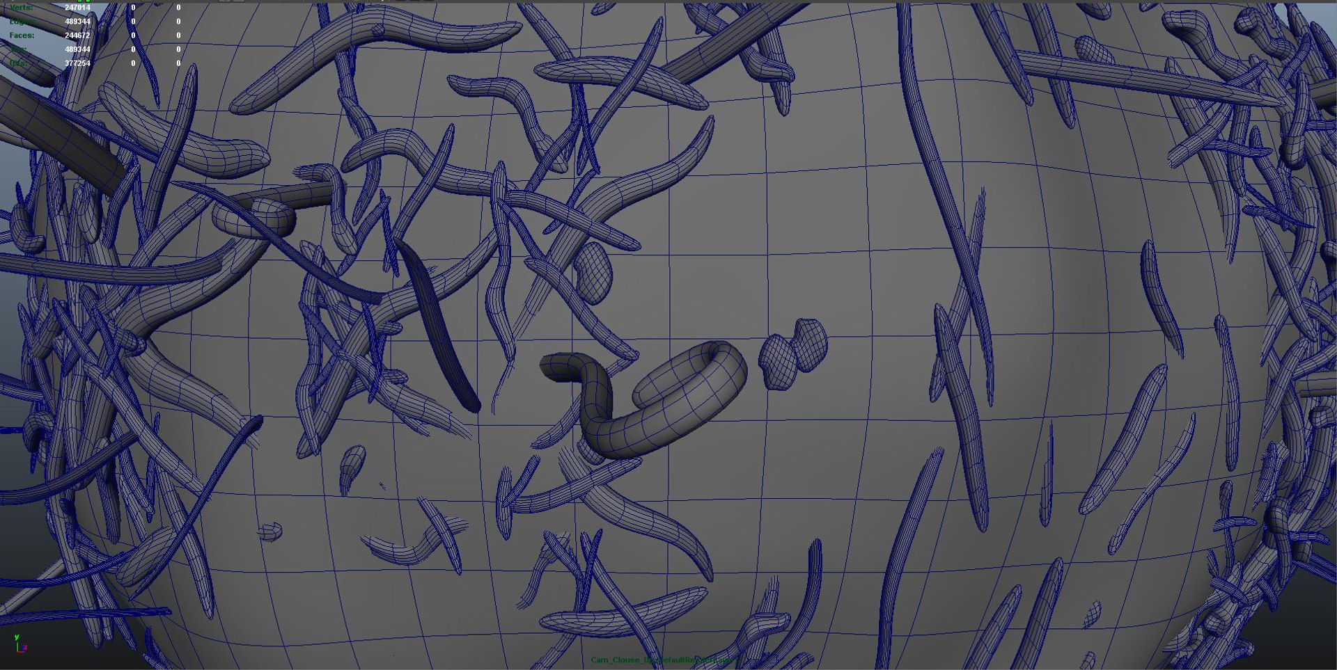 3d Model Enterovirus Virus