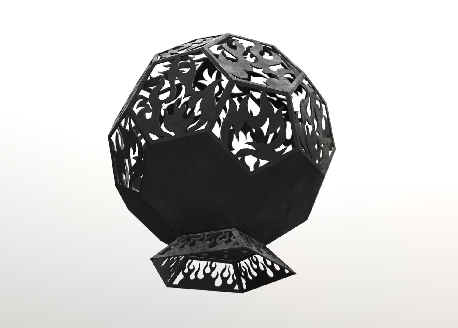 3D Hearth Fireplace Flame Model - TurboSquid 1573112