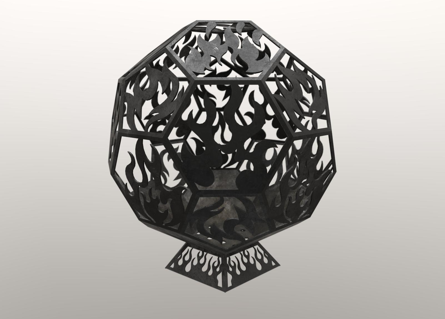 3D Hearth Fireplace Flame Model - TurboSquid 1573112