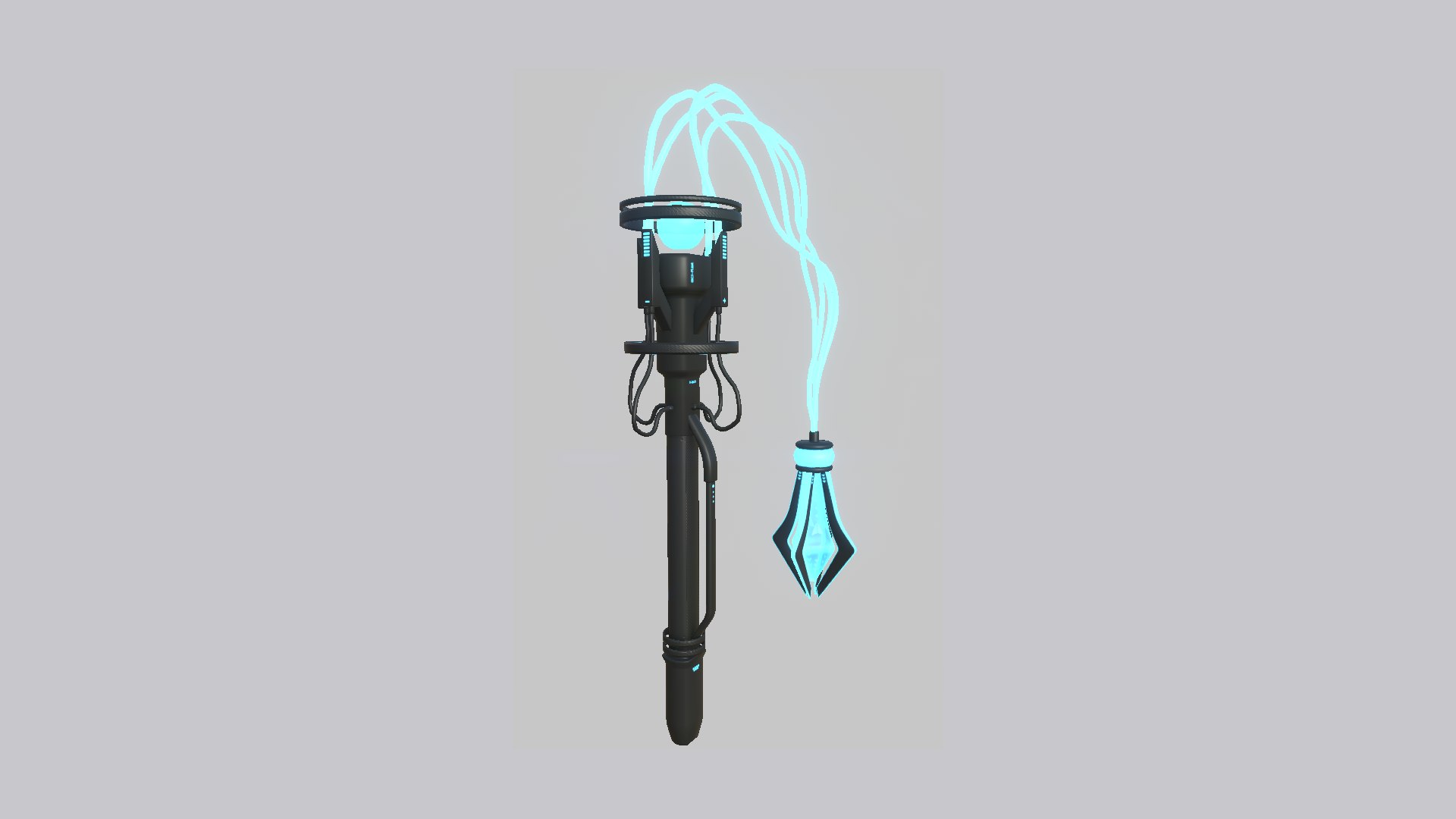 SciFi Flail A01 Black Blue - Sci Fi Weapon Design 3D Model - TurboSquid ...