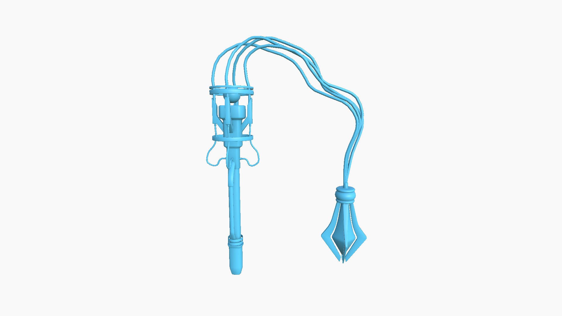 SciFi Flail A01 Black Blue - Sci Fi Weapon Design 3D Model - TurboSquid ...