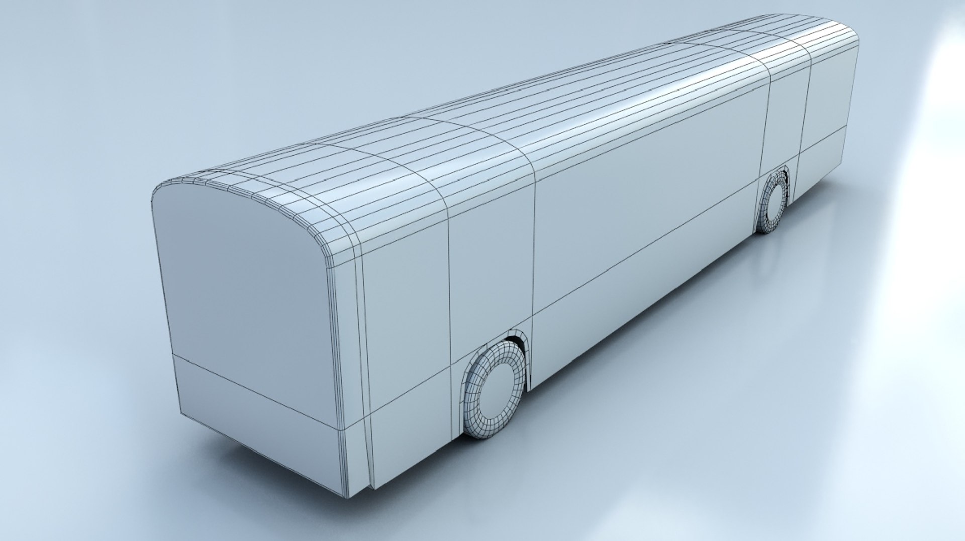 Low-poly School Bus 3d Model