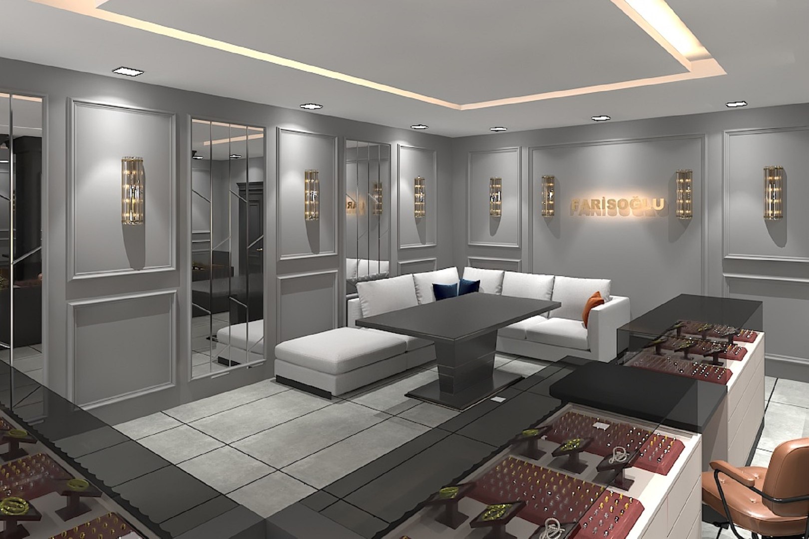 Jewelry Store Interior Design 3D Model - TurboSquid 2137981