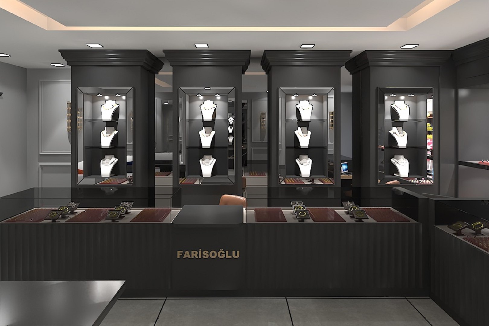 Jewelry Store Interior Design 3D Model - TurboSquid 2137981