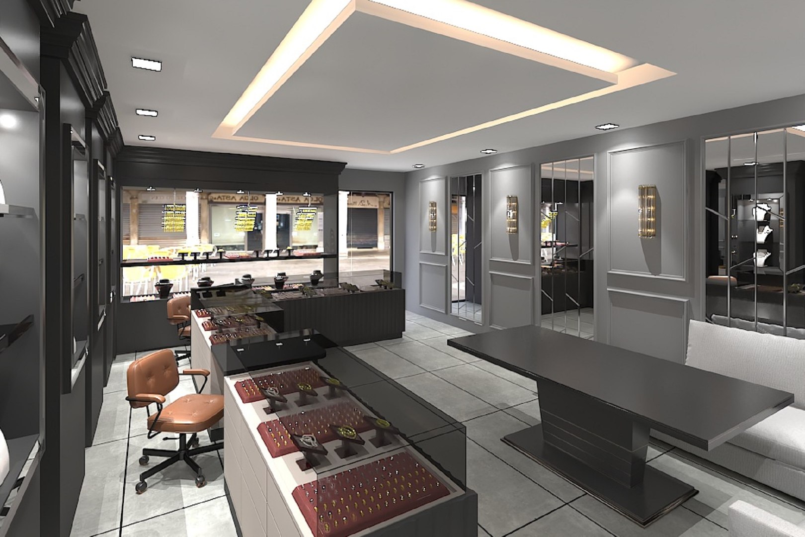 Jewelry Store Interior Design 3D Model - TurboSquid 2137981