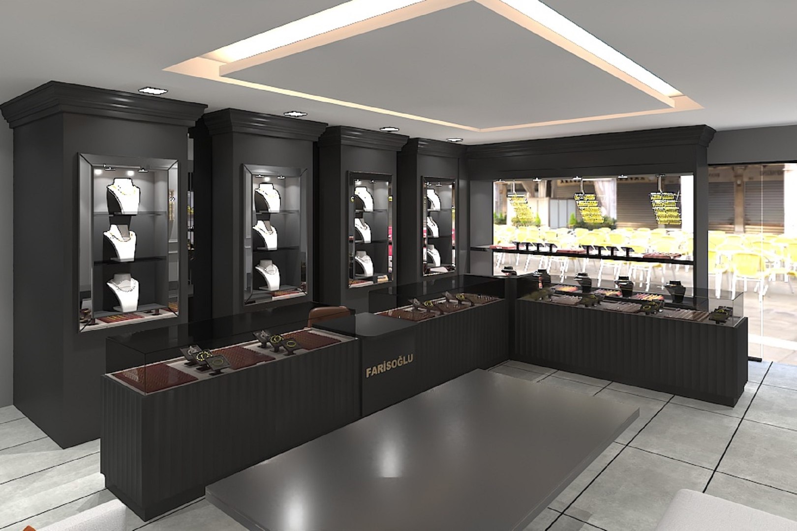 Jewelry Store Interior Design 3D Model - TurboSquid 2137981