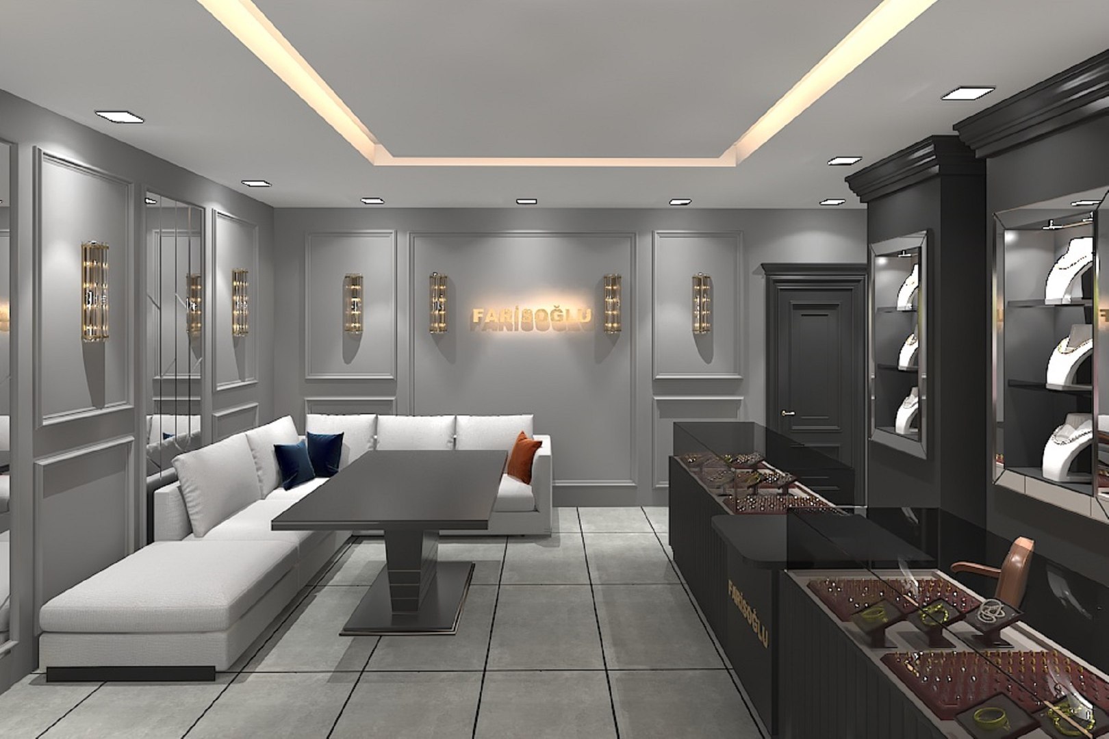 Jewelry Store Interior Design 3D Model - TurboSquid 2137981