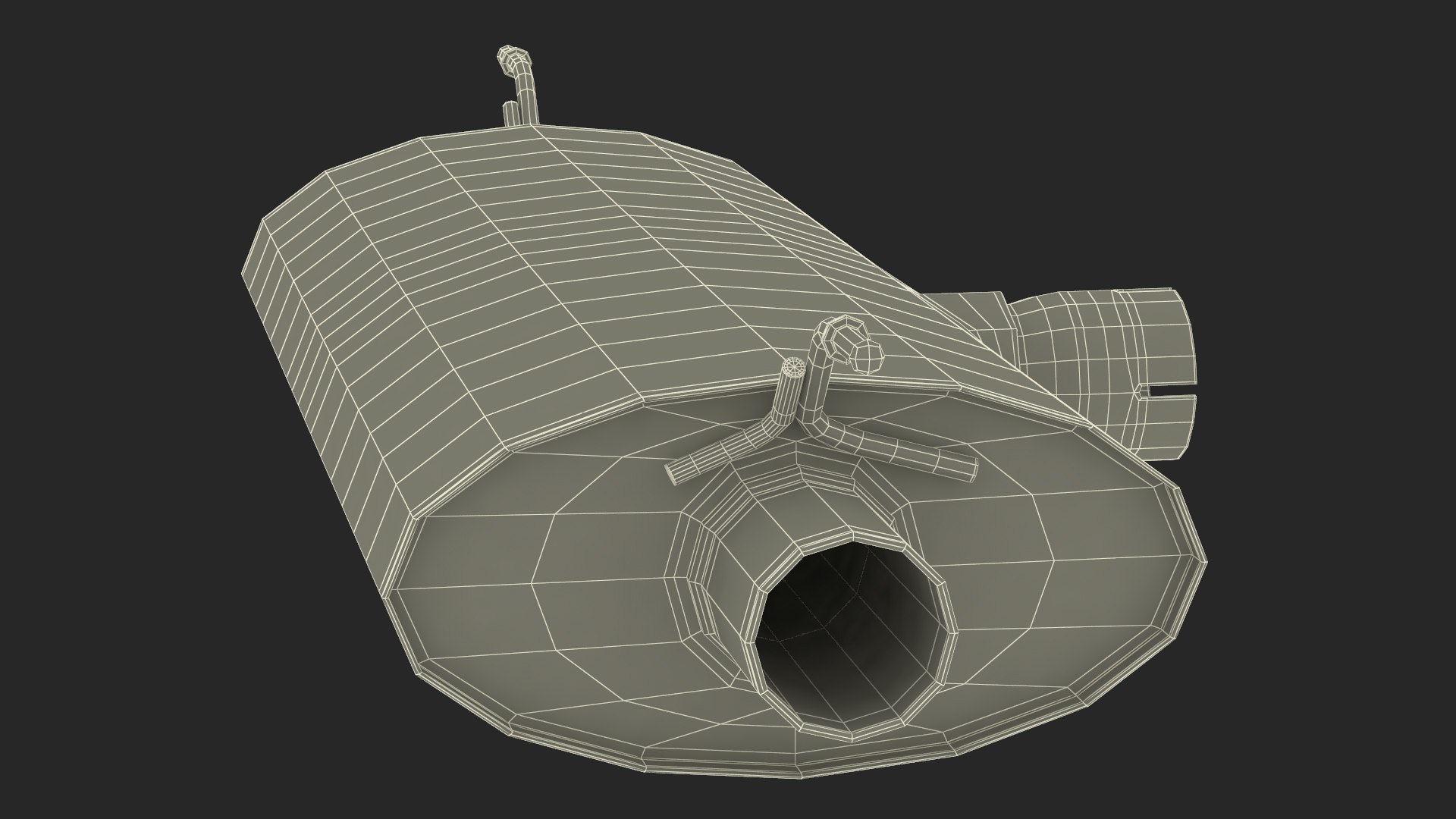 3D Car Exhaust Silencer - TurboSquid 2025463