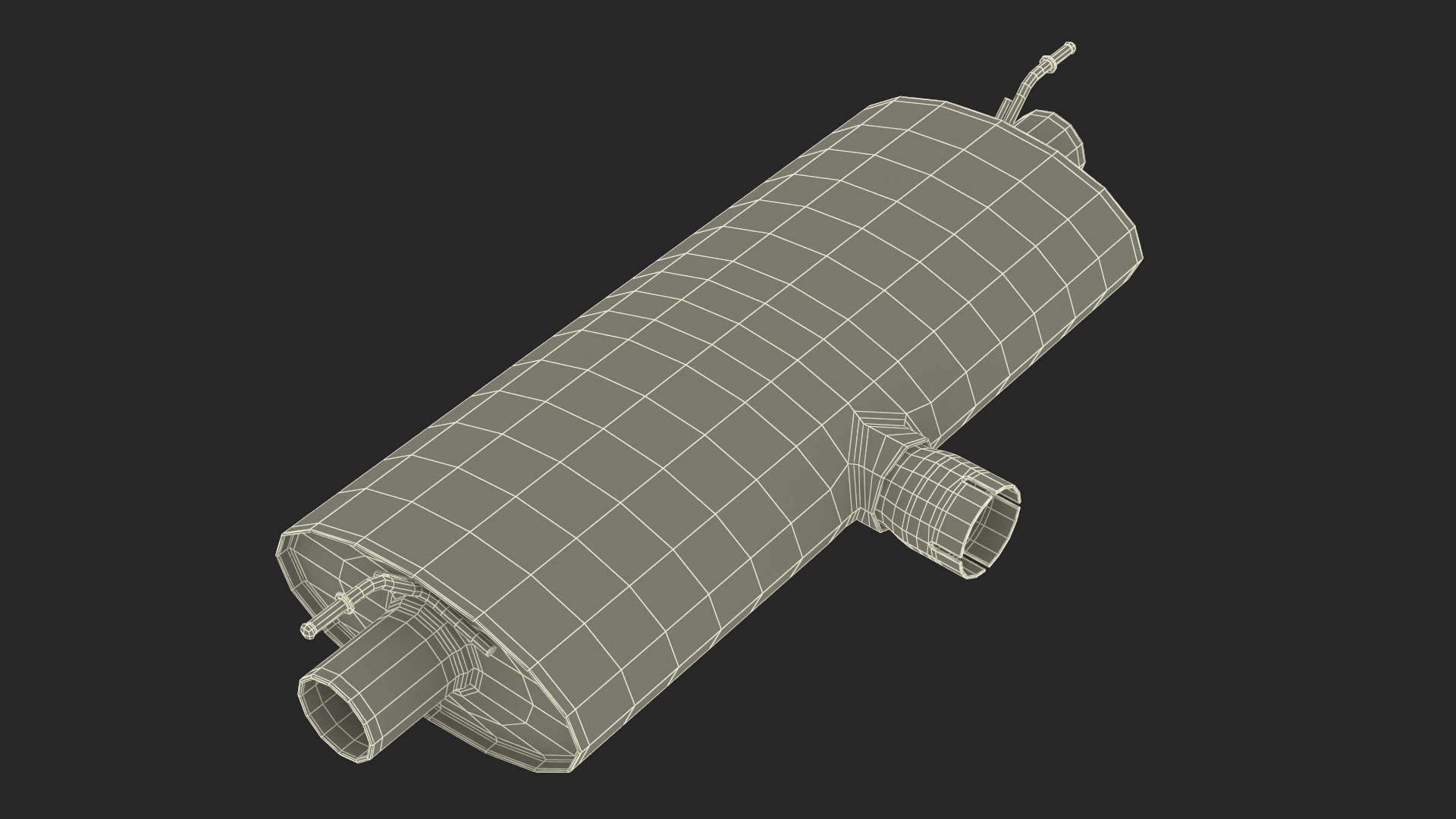3D Car Exhaust Silencer - TurboSquid 2025463
