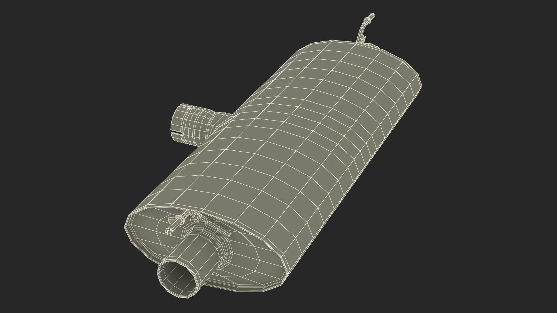 3D Car Exhaust Silencer - TurboSquid 2025463