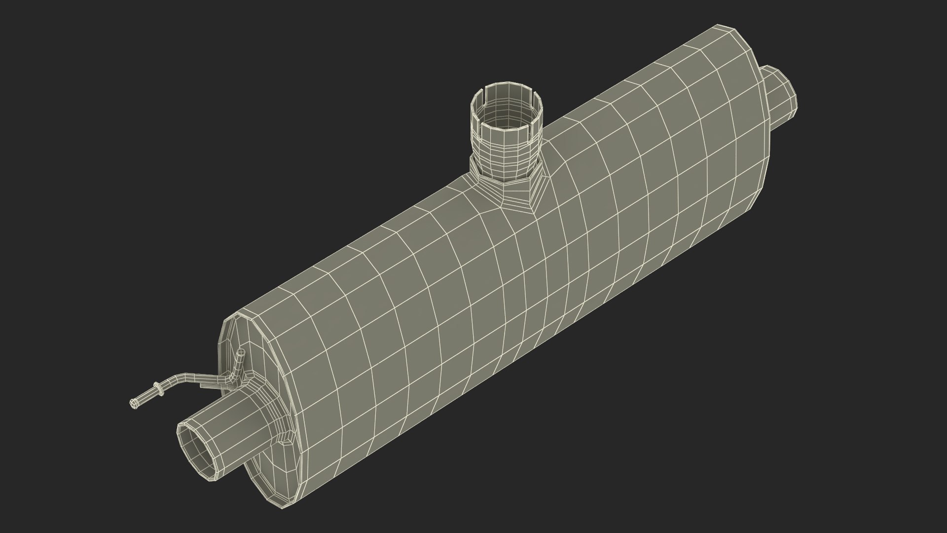 3D Car Exhaust Silencer - TurboSquid 2025463