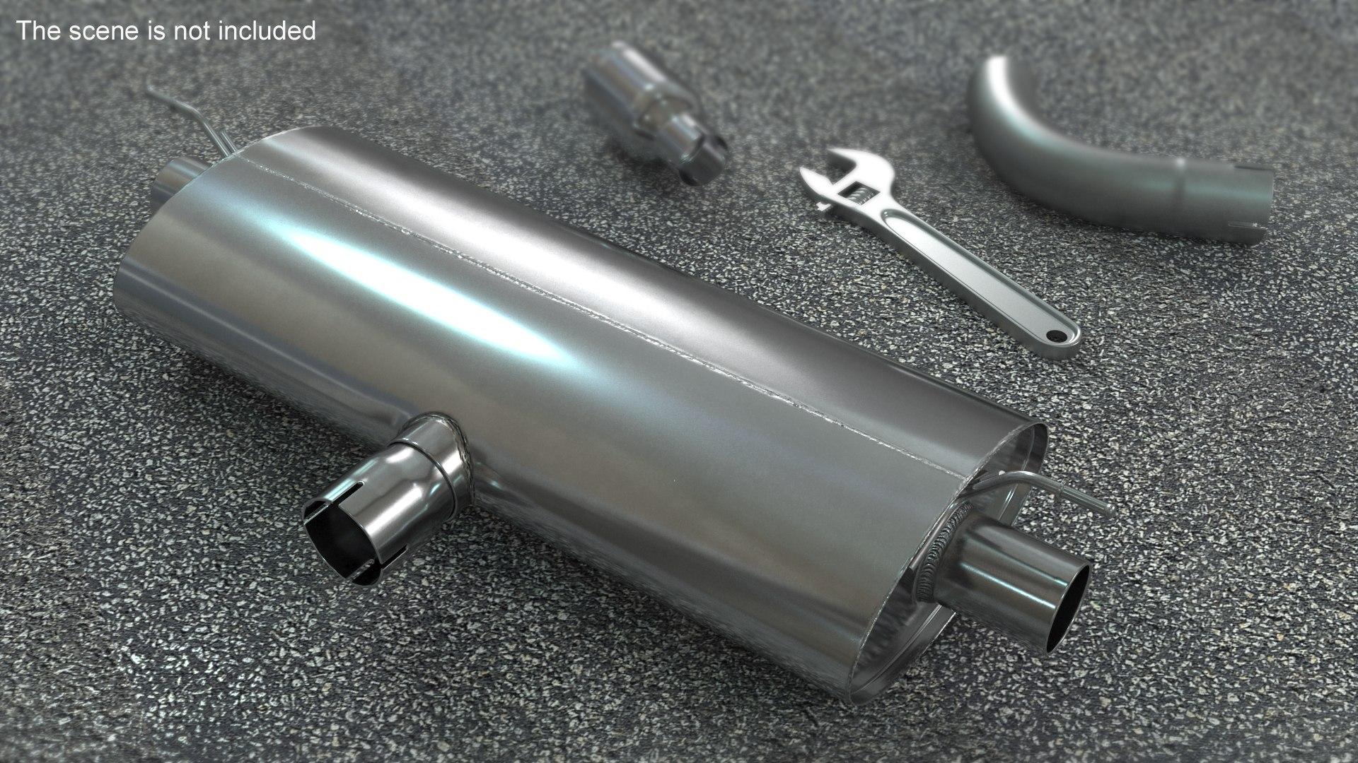 3D Car Exhaust Silencer - TurboSquid 2025463