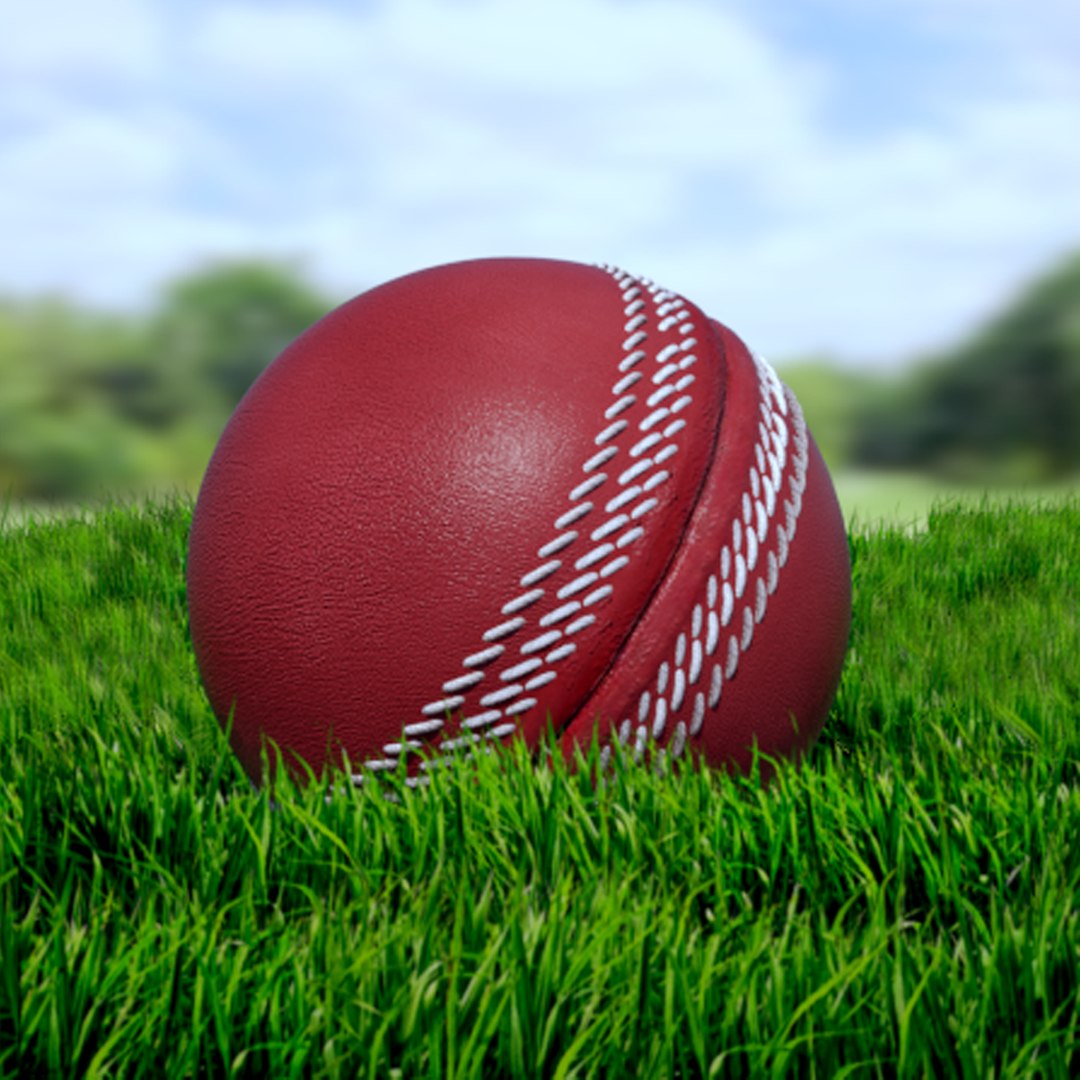 Cricket ball 3D - TurboSquid 1589757
